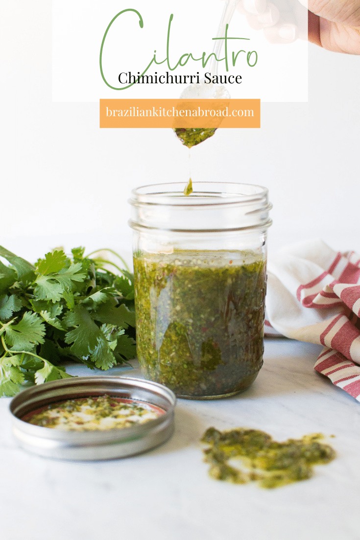 Cilantro Chimichurri Sauce Recipe - Brazilian Kitchen Abroad
