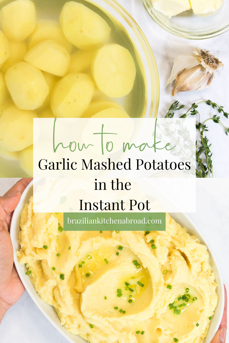How to make Instant Pot Garlic Mashed Potatoes