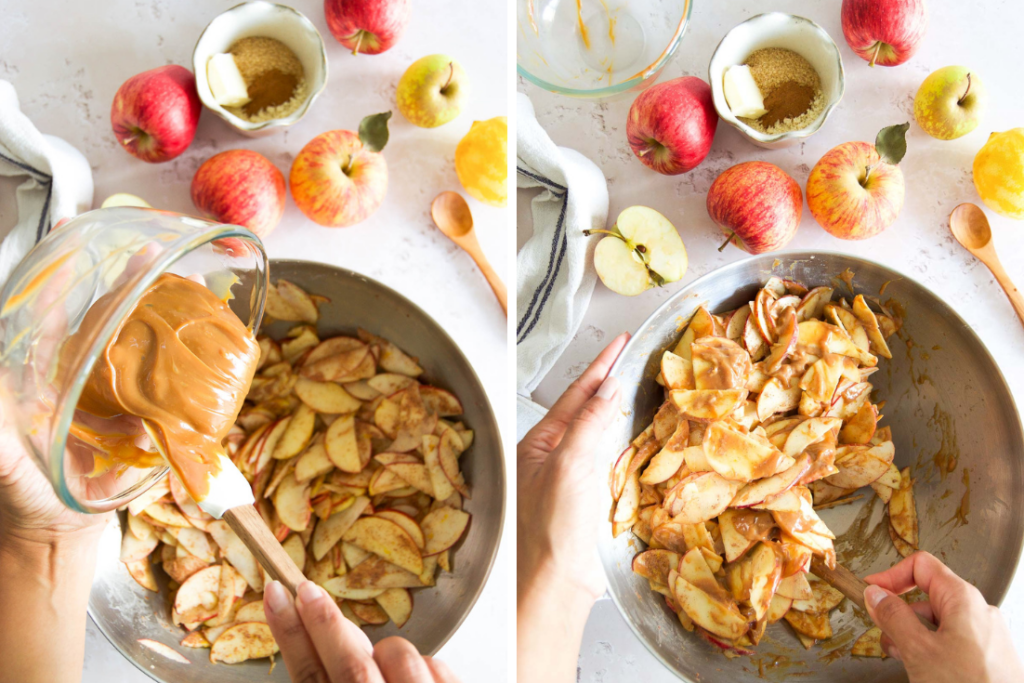Dulce de Leche Rose Apple Tart - Brazilian Kitchen Abroad