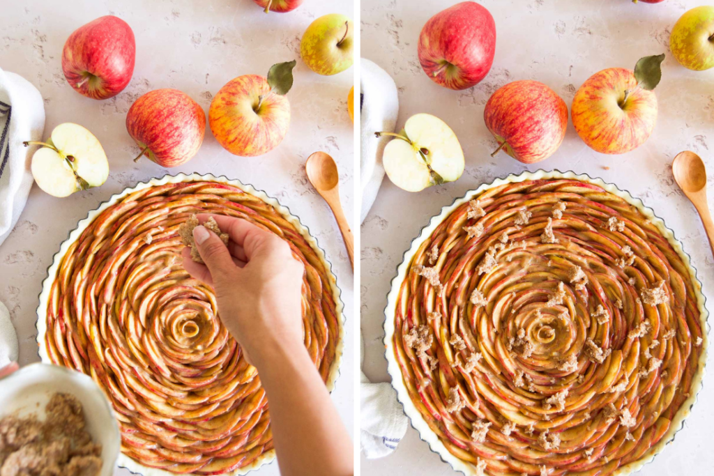 Dulce de Leche Rose Apple Tart - Brazilian Kitchen Abroad